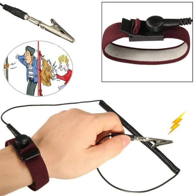 ANTI-STATIC WRIST BAND ESD Grounding Strap Prevents Static Build Up ...