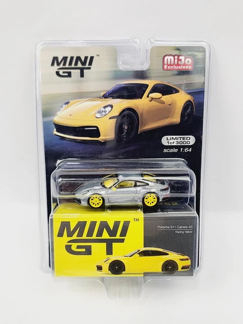 MINI GT PORSCHE 911 Carrare 4S Racing Jaune Raw Chase Neuf Joli ...