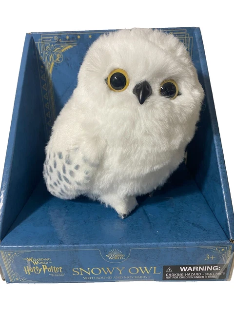 2024 UNIVERSAL STUDIOS Harry Potter Snowy Owl Interactive Toy Shoulder ...