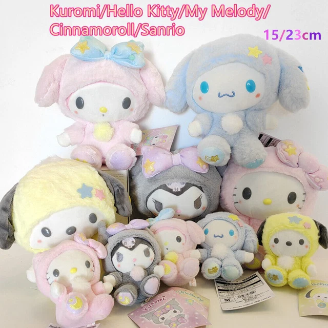My Melody Hello Kitty Kuromi Cinnamoroll Sanrio Soft Plush Stuffed Doll