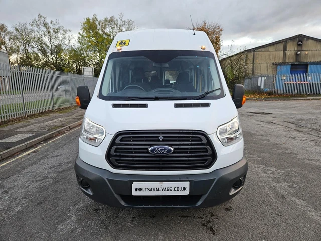 2015 FORD TRANSIT Minibus 2.2 TDCi 125 H3 17 Seater ULEZ Damaged ...