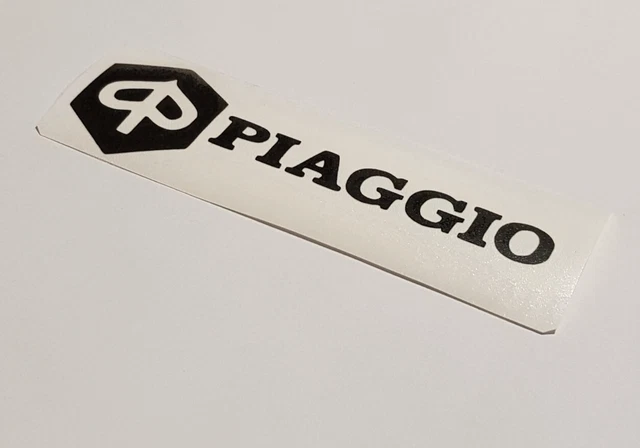 PIAGGIO AUFKLEBER (STICKER), Optik-Tuning für Roller oder APE, schwarz ...