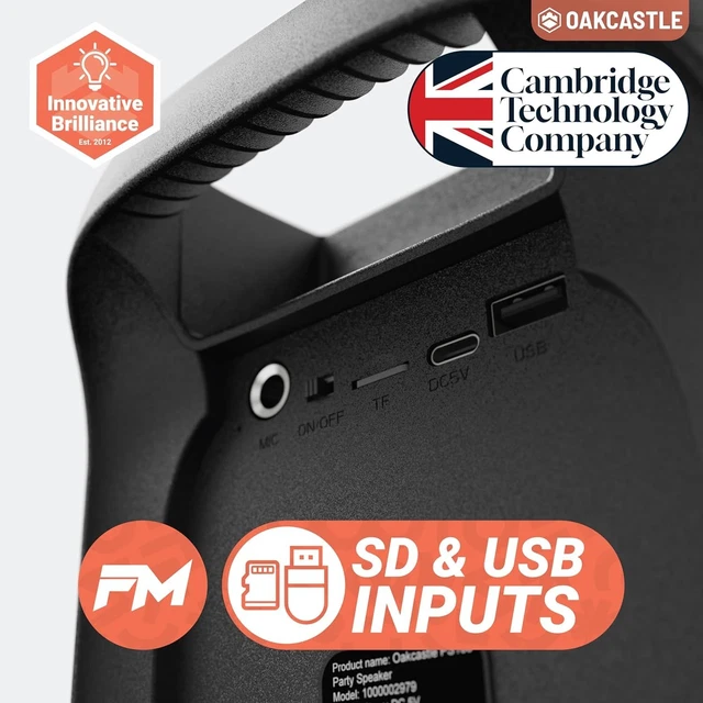 MAJORITY PULSE 2 Bluetooth PARTY SPEAKER MIC NOT INCLUDED, LOOSE ...