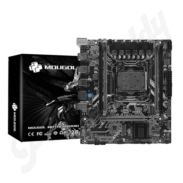 NEW X99 LGA2011-3 mATX Gaming Motherboard USB3.0 M.2 NVMe SSD DDR4 ECC ...