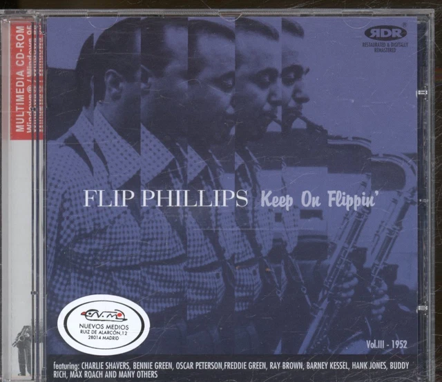 FLIP PHILLIPS KEEP On Flippin' (Vol. III 1952) CD Spain Ocium 2001 CD ...