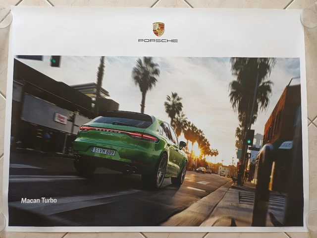 AFFICHE POSTER PORSCHE Macan Turbo Original (101 x 76) EUR 10,00 ...