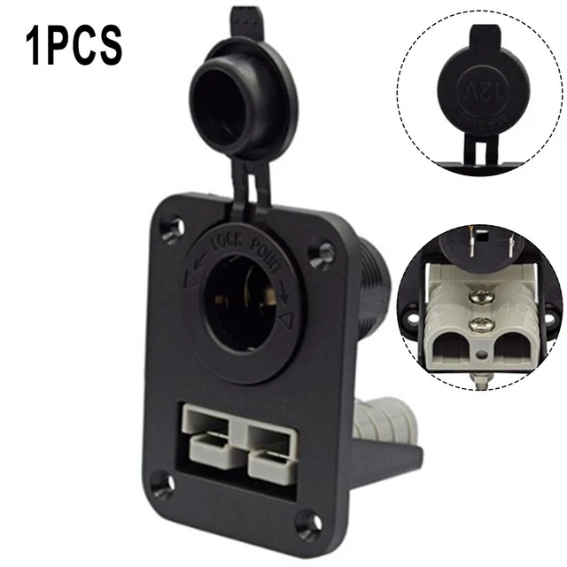 FLUSH MOUNT 50 Amp Socket Plate for Caravan and Boat Use 12V/24V ...