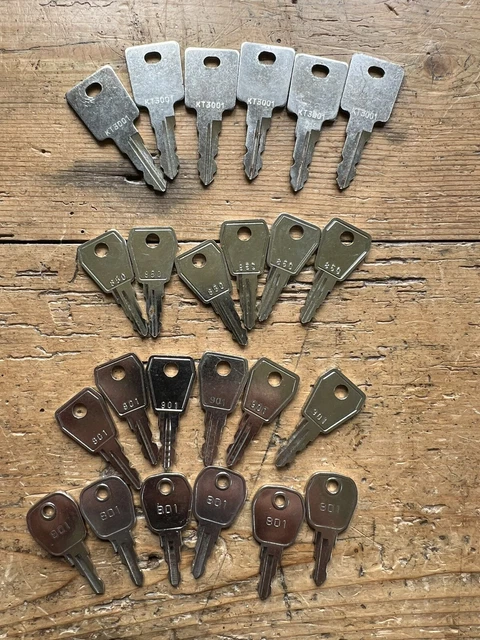 24 X KENTEC Fire Alarm Control Panel Keys Genuine KT3001 901 801 850 £ ...