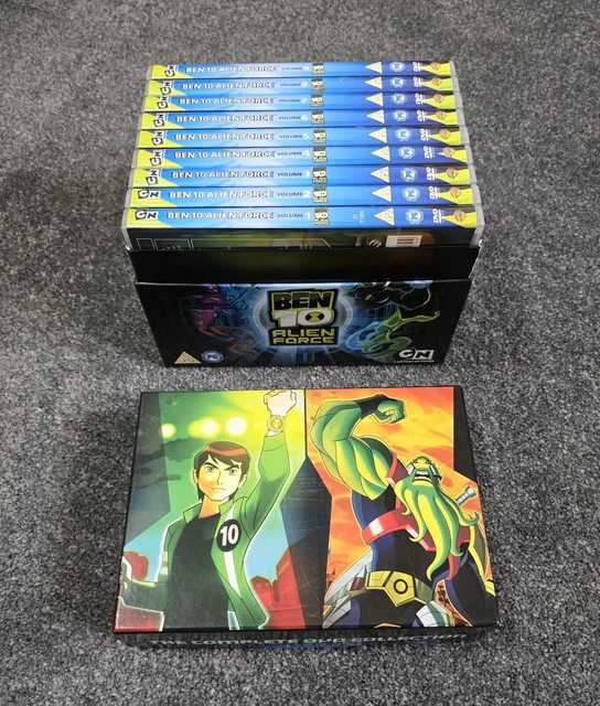 BEN 10 ALIEN Force Complete Collection ~ 9 Dvd Set ~ Royal Mail Tracked ...