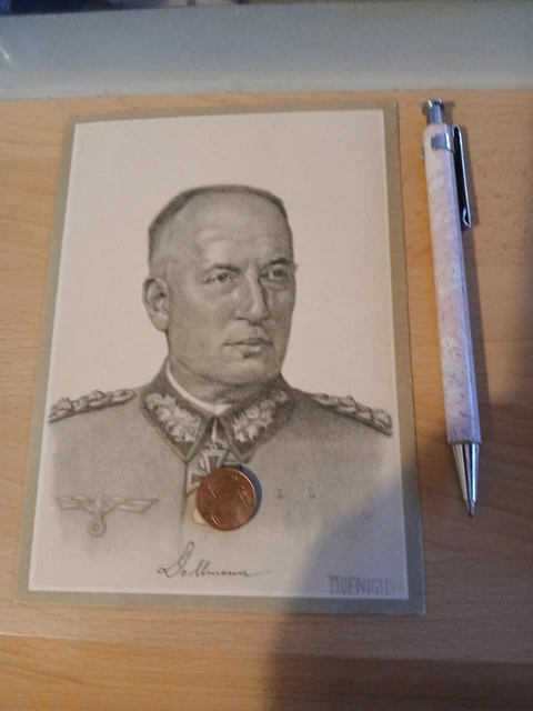 VINTAGE-2.WK-ALTE AK PORTRAIT Ritterkreuz, General Dollmann Original ...