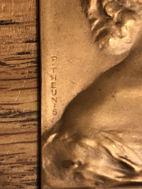 MÉDAILLE BRONZE EXPOSITION UNIVERSELLE GAND 1913 par P.THEUNIS Harpiste BELGIQUE EUR 55,00 ...