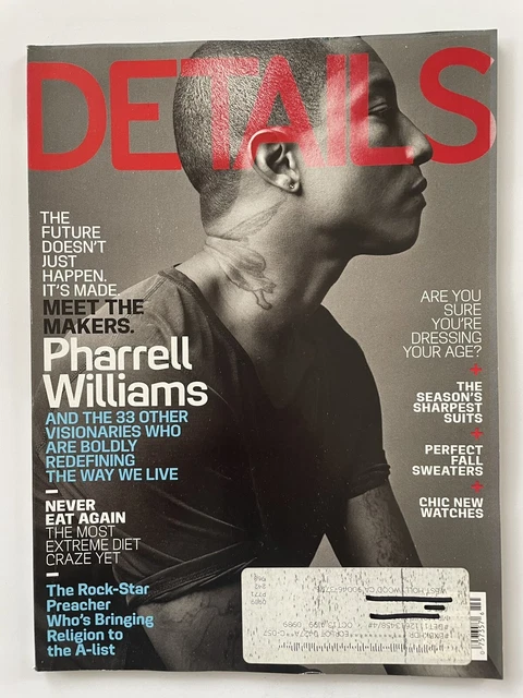 DETAILS MAGAZINE - October 2013 - Pharrell Williams EUR 7,31 - PicClick FR
