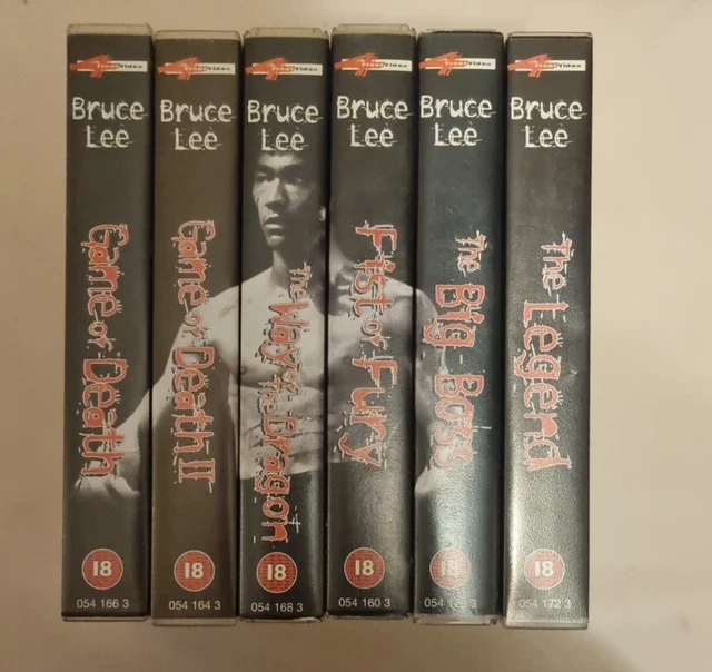 BRUCE LEE VHS Movie Collection Game Of Death, The Way Of The Dragon £14 ...