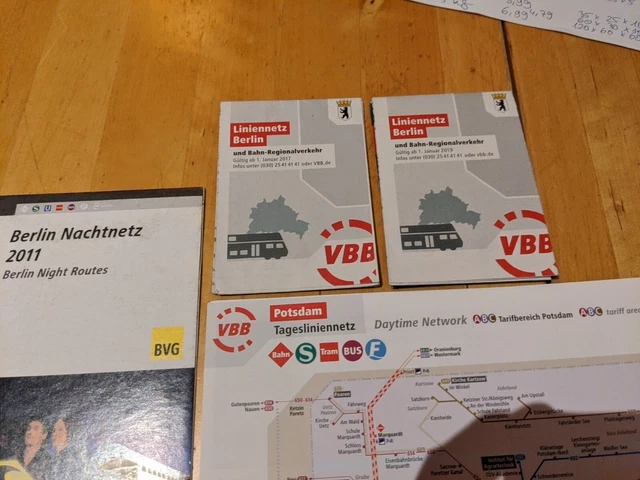 LINIENNETZ-FLYER BVG UND S-Bahn Berlin, Potsdam (2011-2019) EUR 3,00 ... LINIENNETZ-FLYER BVG UND S-Bahn Berlin, Potsdam (2011-2019) EUR 3,00 ...