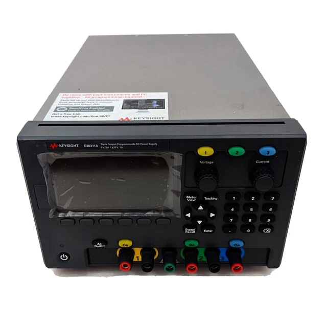 KEYSIGHT TECHNOLOGIES E36311A 80W Triple Output Power Supply, 6V/5A ...