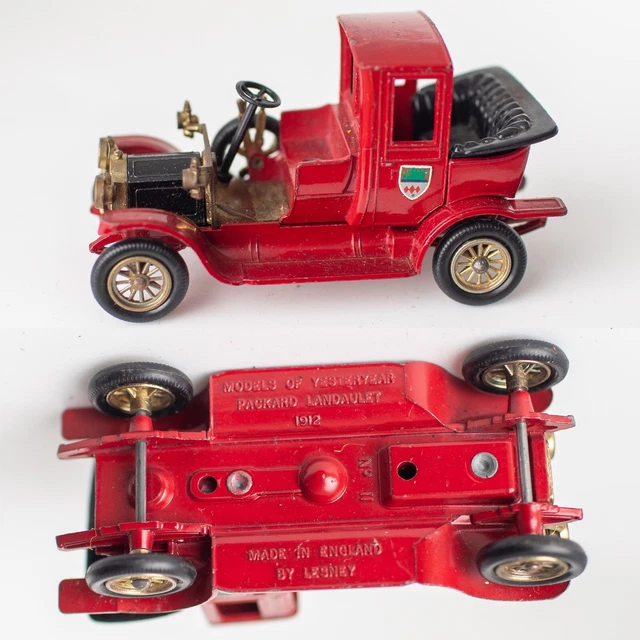 VINTAGE LESNEY MATCHBOX Model of Yesteryear No. 11 1912 Packard ...