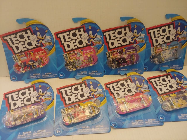 TECH DECK - Sonic The Hedgehog - All 8 - !FULL SET! - Sonic Tech Deck ...
