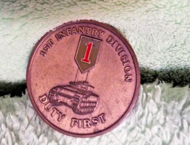 1ST BATTALION-16TH INFANTRY-US Army Iron Rangers 1990's Challenge Coin ...