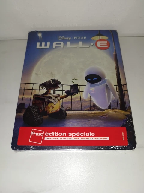 DISNEY PIXAR FILM WALL-E STEELBOOKcombo Fnac blu-ray + Dvd + bonus NEUF ...