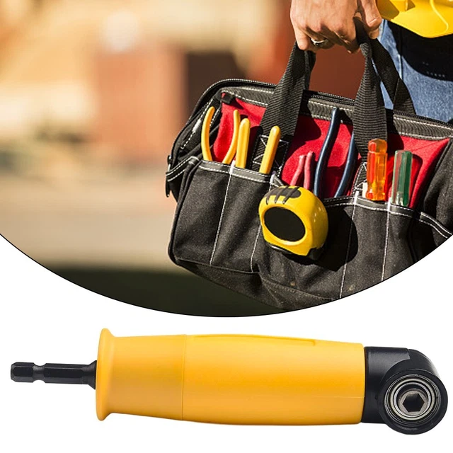 90 ANGLE DROIT Extension Guide Perceuse Tournevis Adaptateur Fixation ...