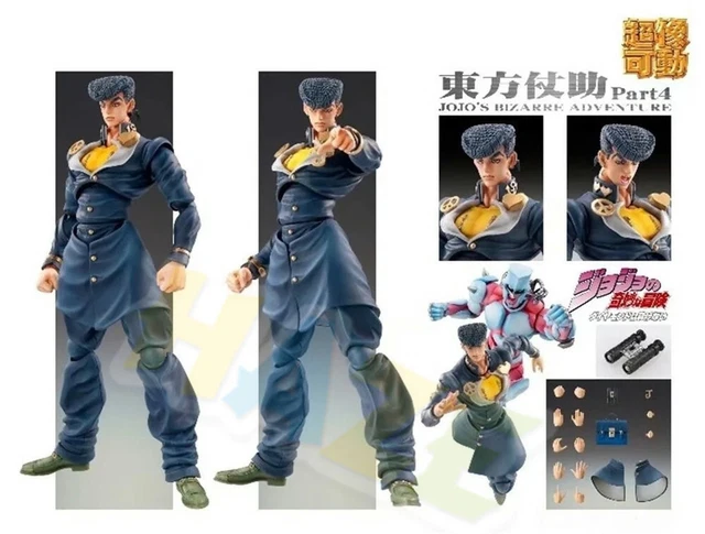 ANIME JOJO'S BIZARRE Adventure Higashikata Josuke Figure Model PVC Toy ...