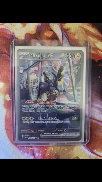 POKÉMON TCG MIRAIDON ex Scarlet & Violet Base Set 244/198 Holo Special ...