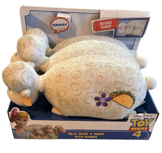 TOY STORY 4 Billy, Goat & Gruff Plush Figure W/ Sounds Disney Just Play ...