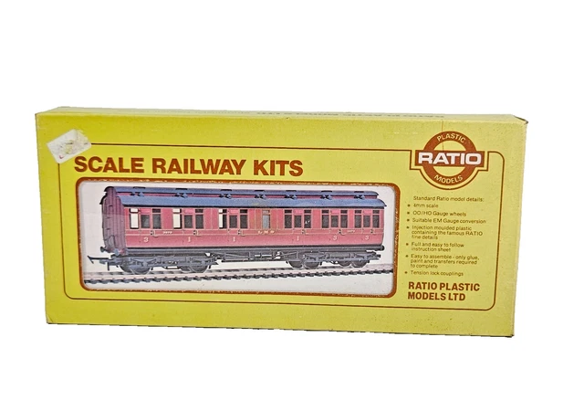 RATIO 5722 LMS Express Clerestory Composite Coach Kit OO Gauge NOS ...