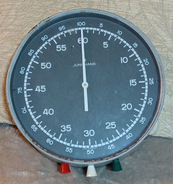 VINTAGE GERMAN JUNGHANS darkroom timer clock for restoration £39.99 - PicClick UK