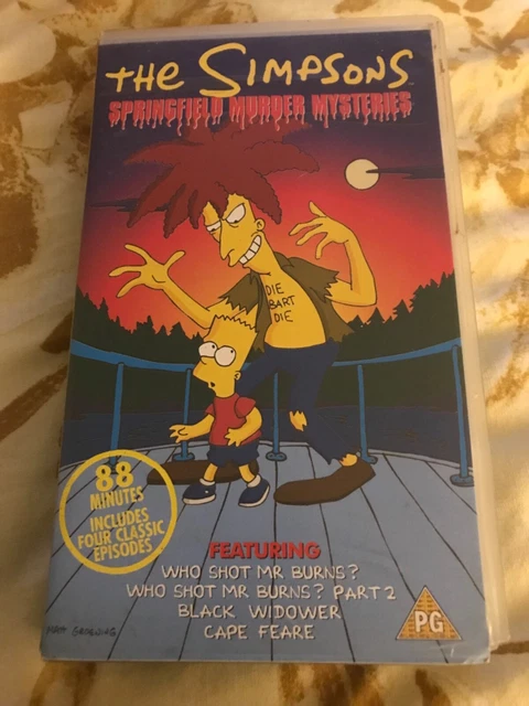 THE SIMPSONS SPRINGFIELD Murder Mysteries (Animated) (VHS/SUR, 1997) £4 ...