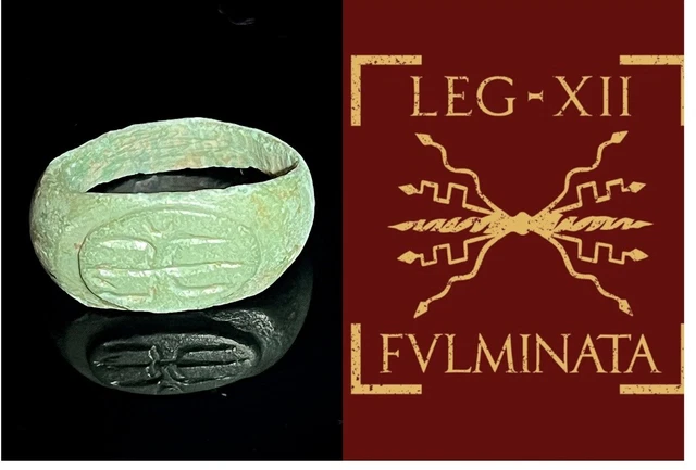 LEGIO XII FULMINATA Thunderbolt Emblem Roman Legion EUR 171,13 ...