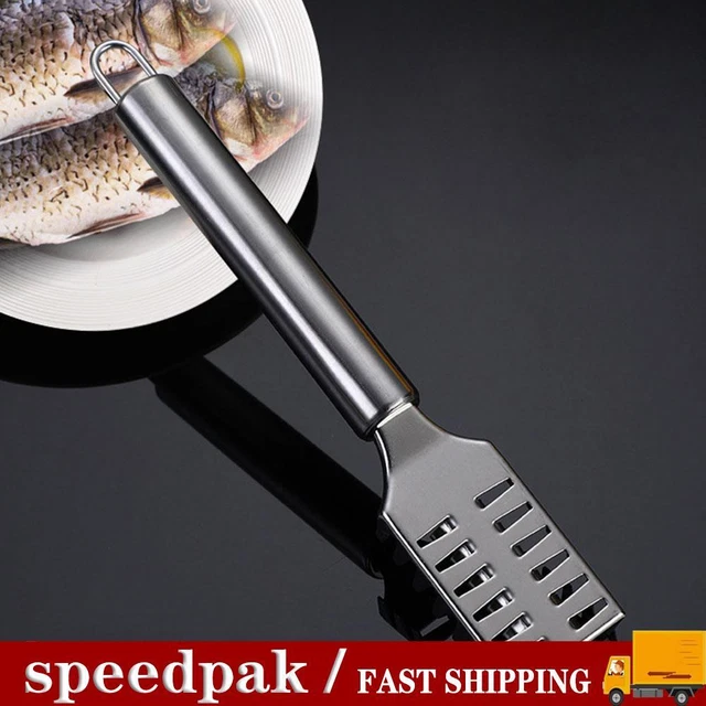 FISH SCALE REMOVER Steel Cleaner Scraper Kitchen Tool Peeler new ...