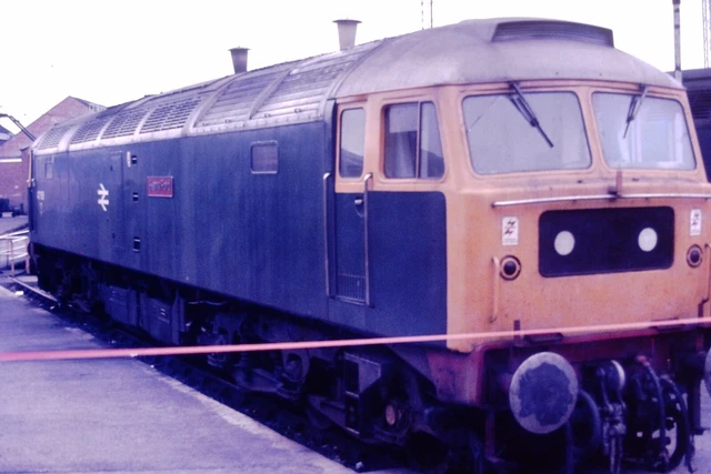 1980S BRITISH RAIL Diesel Loco Class 47 Harry Ford ? Railway Slide Ref ...