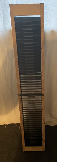 IKEA CD TOWER rack wall mounted shelves storage 99cm tall holds 49cds each £24.99 - PicClick UK