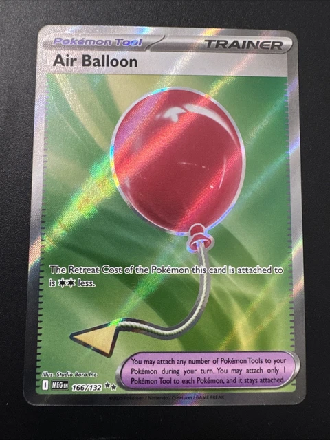 2025 POKEMON MEG En-Mega Evolution 166 Air Balloon Ultra Rare $5.07 ...