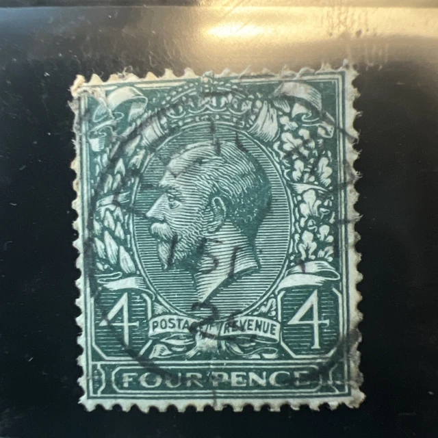 KING GEORGE V Four Pence 4D Stamp Great Britain £0.99 - PicClick UK