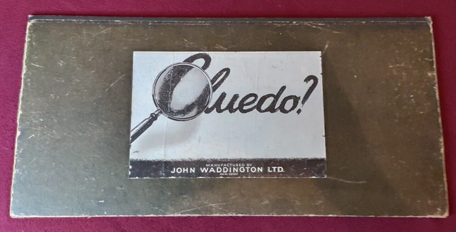 VINTAGE FIRST EDITION Clue Cluedo Board Only - Waddingtons 1940s - Fast ...