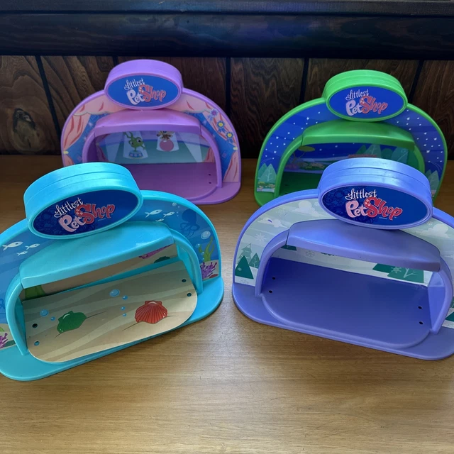 LITTLEST PET SHOP LPS Authentic Light Up Stages Lot of 4 Light Up ...