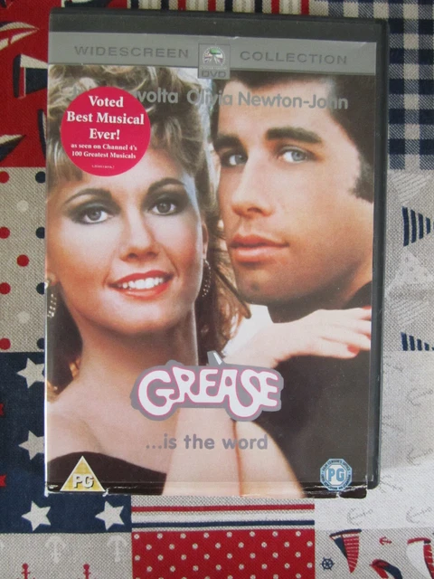 GREASE (WIDESCREEN COLLECTION) 1977 Film Starring John Travolta Dvd ...