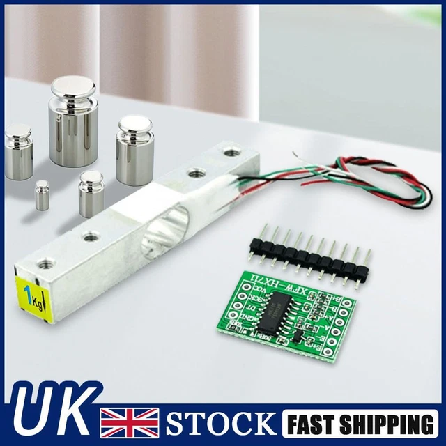 HX711 WEIGHT SENSOR Module 1KG Load Cell for Microcontroller (HX711 and ...