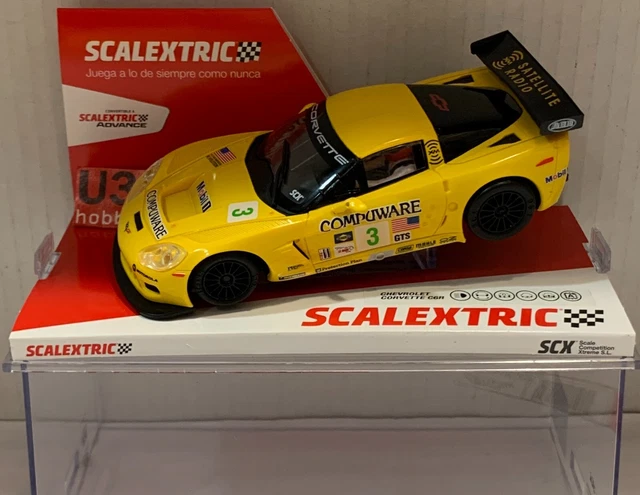 SLOT CAR SCX scalextric U10495S300 Chevrolet Corvette C6R #3 o'Connell ...