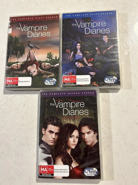 VAMPIRE DIARIES : Season 1,2,3 (Box Set, DVD, 2009) EUR 12,25 - PicClick FR