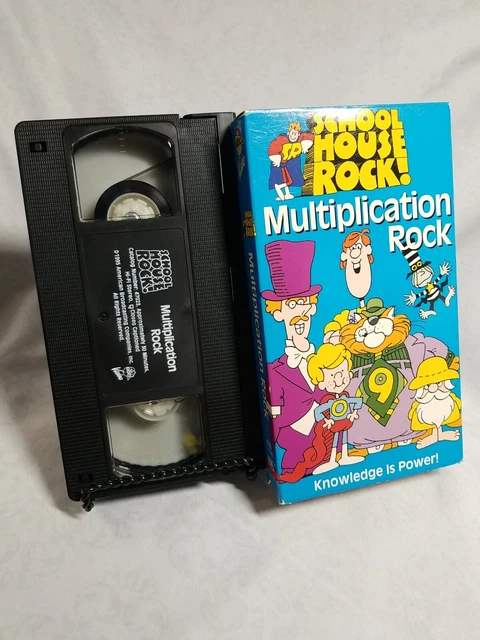 SCHOOL HOUSE ROCK Multiplication Rock VHS Knowledge Is Power £6.38 ...