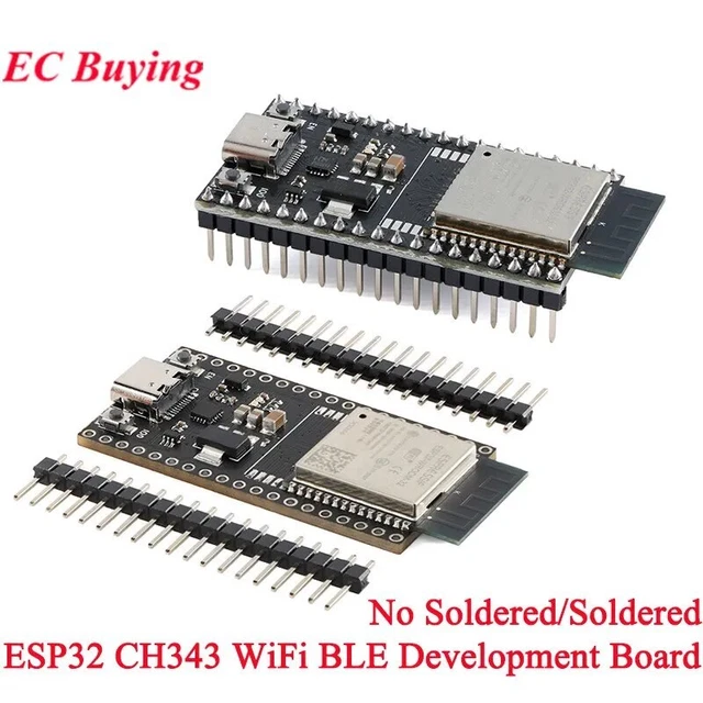 ESP32 CH343 WIFI BLE Development Board ESP32-WROOM-32 Wireless Module ...