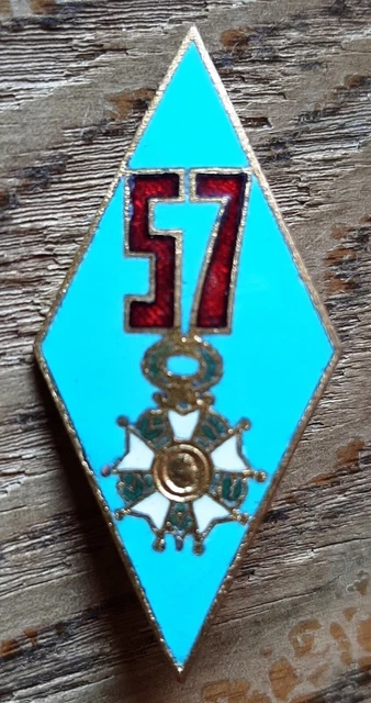 INSIGNE 57° RI LEGION HONNEUR Régiment d'Infanterie AFN GUERRE ALGERIE ...