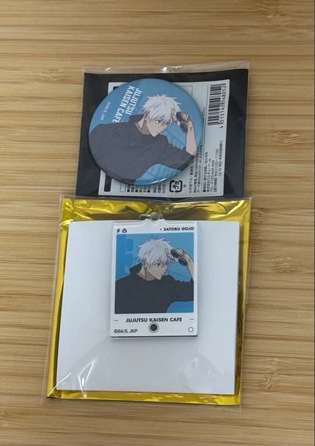 JUJUTSU KAISEN CAFE 2025 Shibuya Incident Satoru Gojo Can Badge Acrylic ...