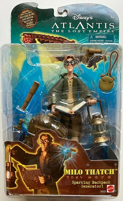 MILO THATCH / DISNEY'S ATLANTIS THE LOST EMPIRE ACTION FIGURE 2000 New ...