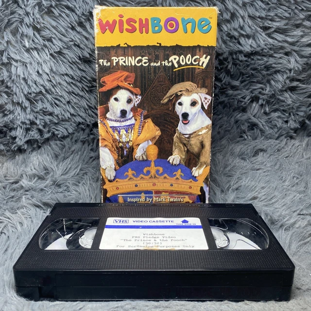 WISHBONE THE PRINCE and the Pooch Kids VHS Tape 1995 PBS Kids Cartoon ...
