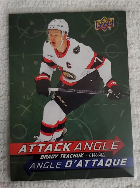 2025/2026 TIM HORTONS "ATTACK ANGLE" BRADY TKACHUK # AA-16 OTTAWA ...
