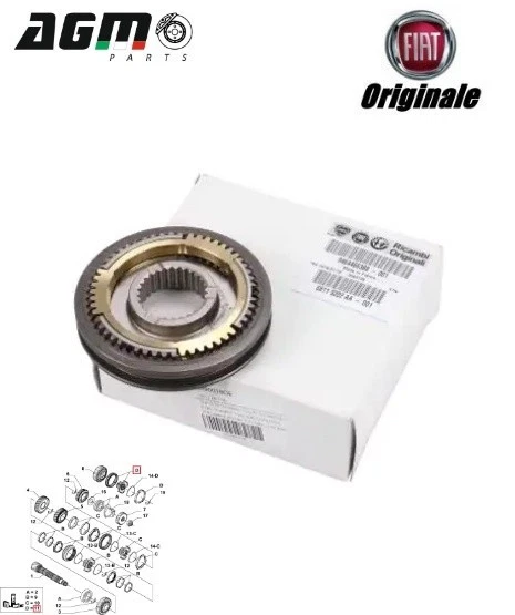 SINCRONIZZATORE 5? MARCIA Originale Fiat Ducato Ulysse Scudo 9464466388 ...